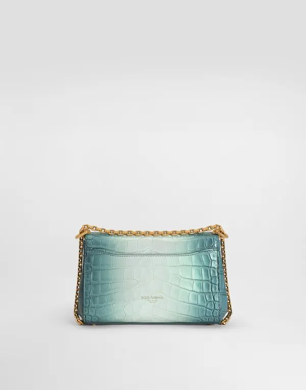 Dolce & Gabbana Marlene City Mini Alligator Crossbody Bag - Multicolor