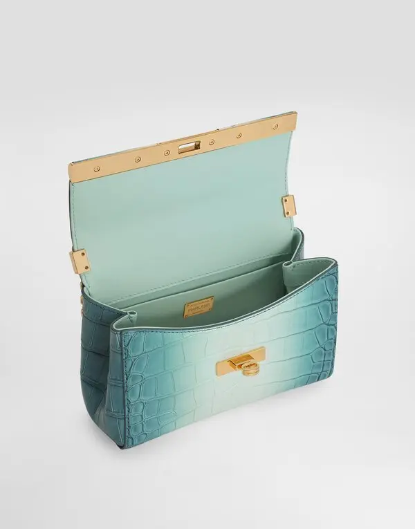 Dolce & Gabbana Marlene City Mini Alligator Crossbody Bag - Multicolor
