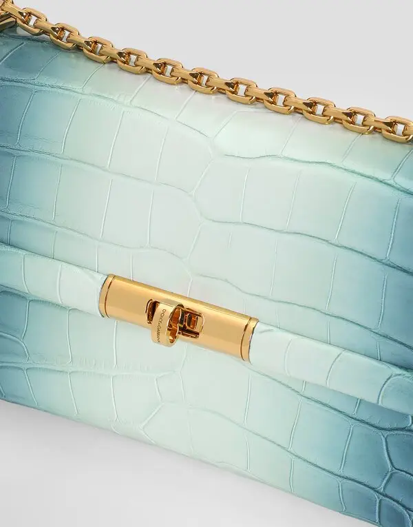 Dolce & Gabbana Marlene City Mini Alligator Crossbody Bag - Multicolor