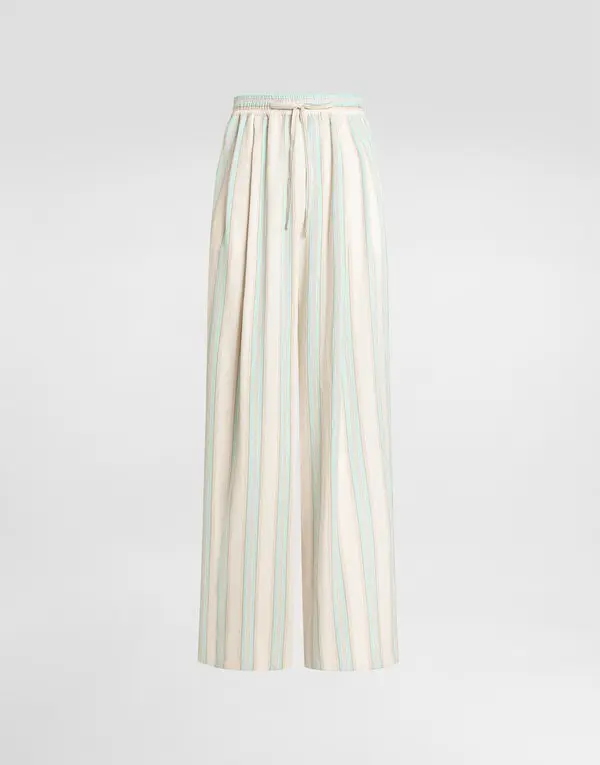 Dolce & Gabbana Striped Canvas Vanity Trousers