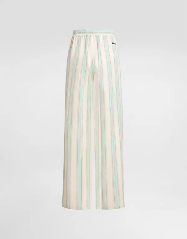 Dolce & Gabbana Striped Canvas Vanity Trousers