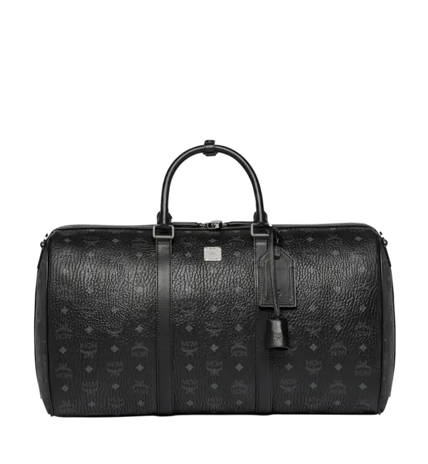 Mcm Traveler Weekender Visetos Large - Black