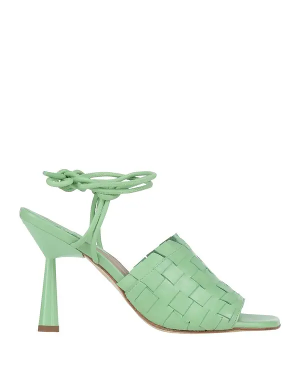 IXOS Leather Sandals With Tie Ankle Fastening