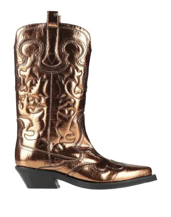 GANNI Synthetic Material Cowboy Boots