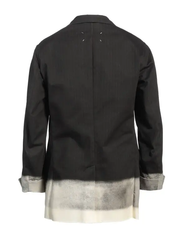 MAISON MARGIELA Single-breasted Pinstriped Cotton Blazer