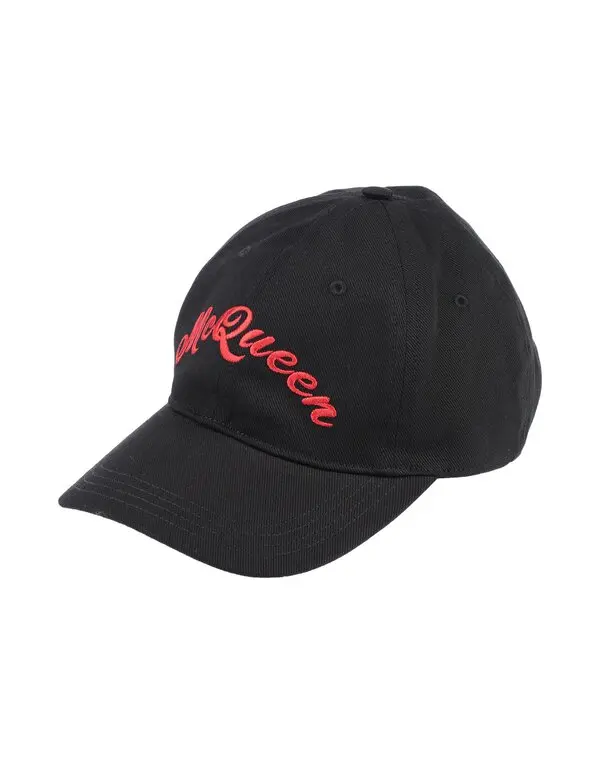 Alexander McQueen Cotton Gabardine Baseball Cap