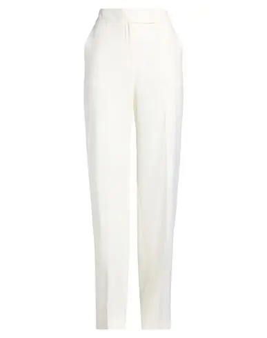 Peserico Virgin Wool Wide-leg Pants - Ivory
