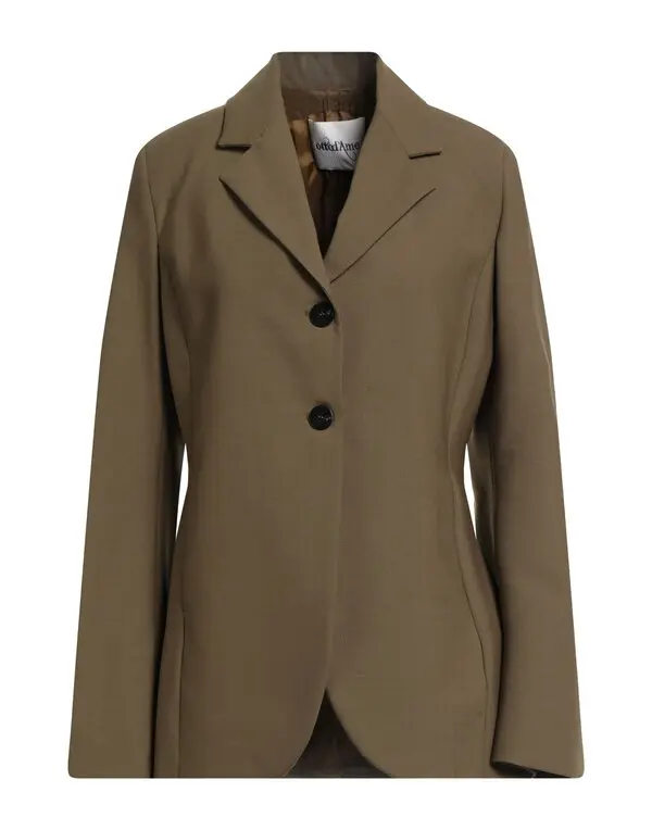 OTTOD'AME Single-breasted Blazer - Green