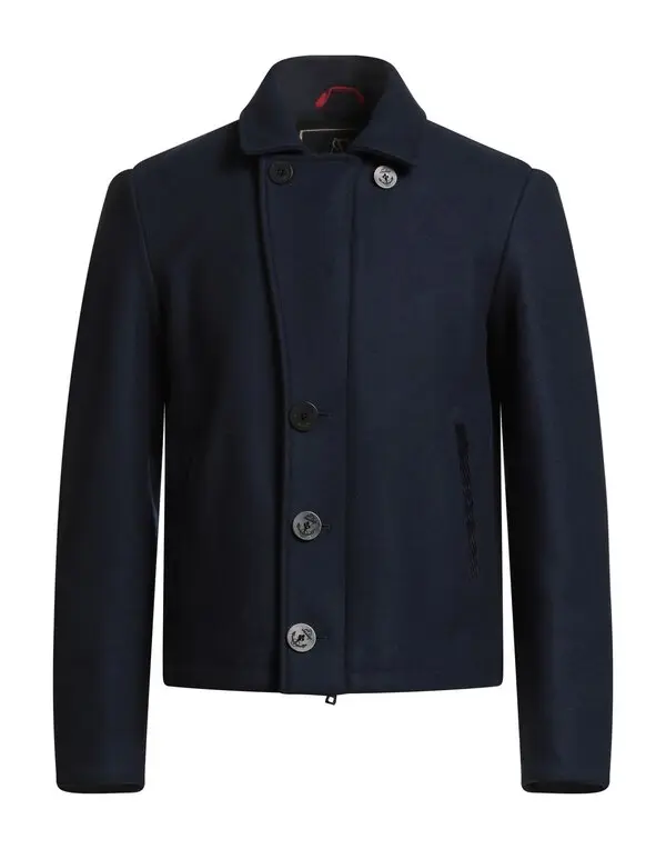 SEALUP Single-breasted Wool And Polyamide Coat
