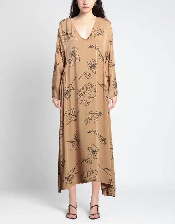 ALESSIA SANTI Viscose Cupro Maxi Dress