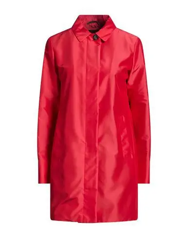 MOORER Polyester Trench Coat - Red