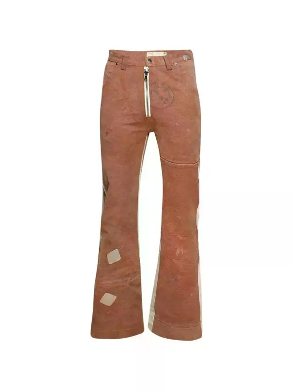 SEKRIT Flared Western Jeans