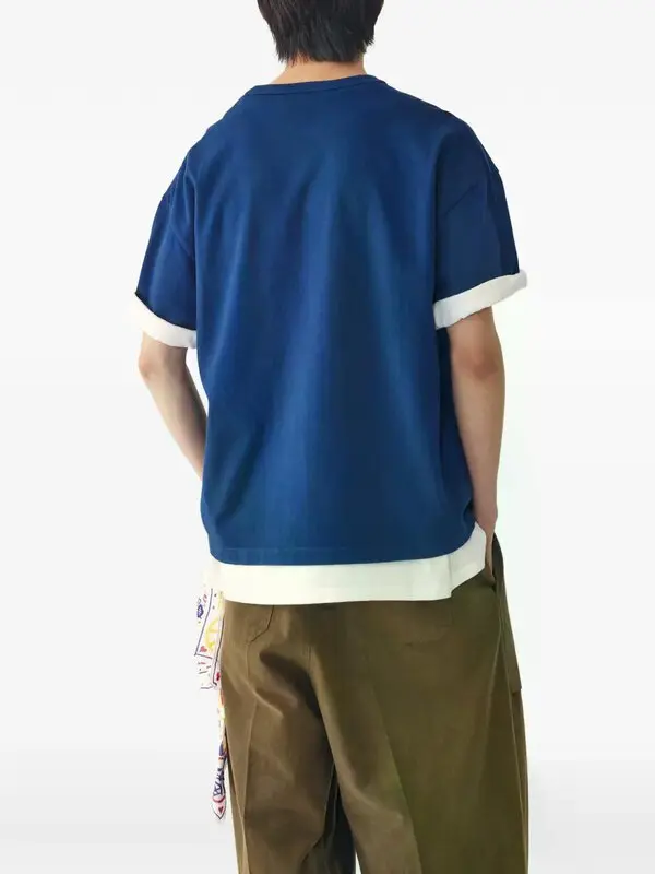 STUDIO TOMBOY Logo-embroidered T-shirt