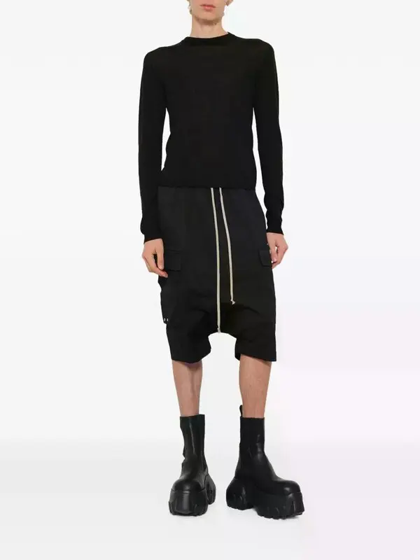 Rick Owens Cargo Pods Shorts - Black