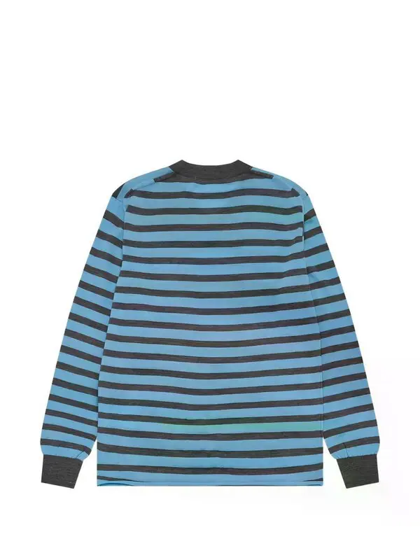 Junya Watanabe Striped V-neck Sweatshirt