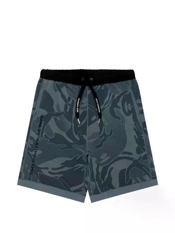 AAPE BY *A BATHING APE Camouflage-print Reversible Shorts