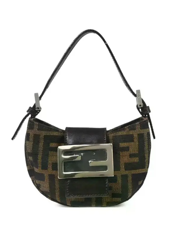 Fendi Zucca Ff Motif Tote Bag - Brown