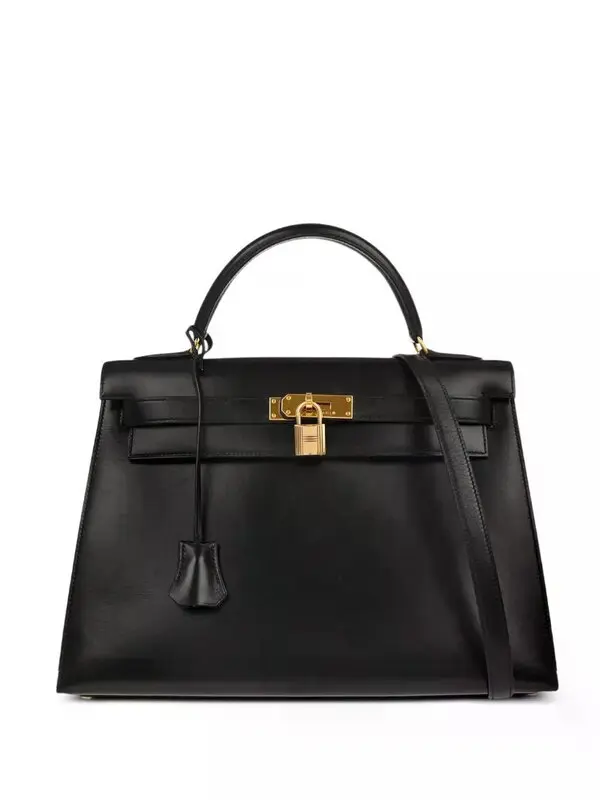 Hermès 1994 32 Kelly Sellier Tote Bag - Black