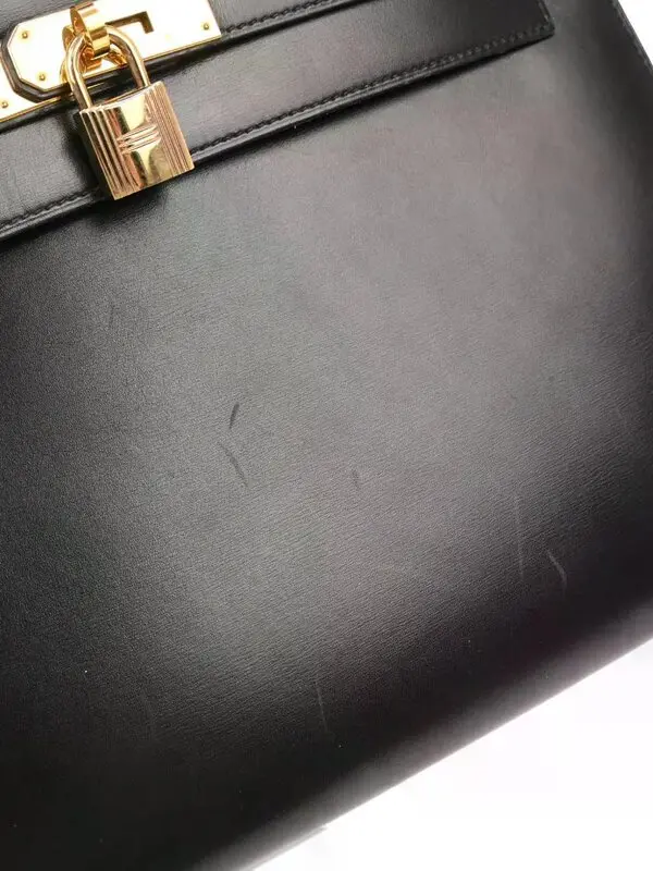 Hermès 1994 32 Kelly Sellier Tote Bag - Black