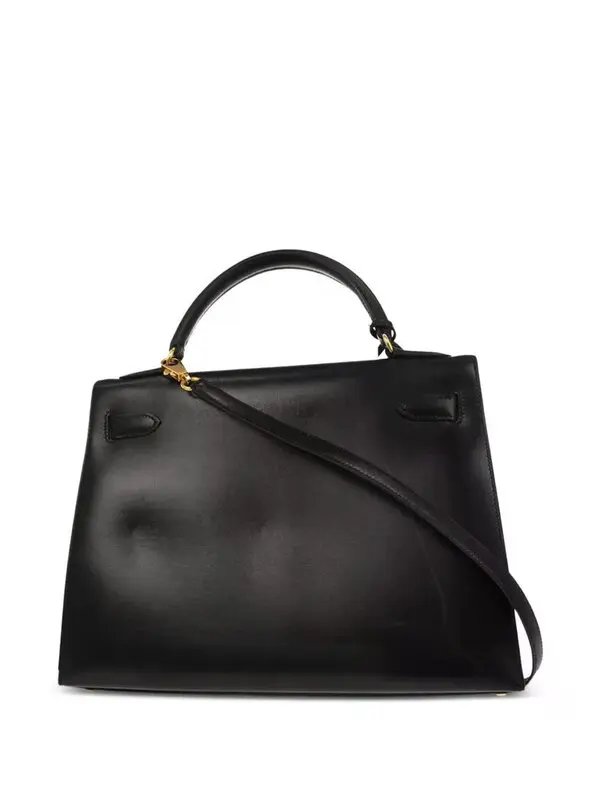 Hermès 1998 32 Kelly Sellier Tote Bag - Black