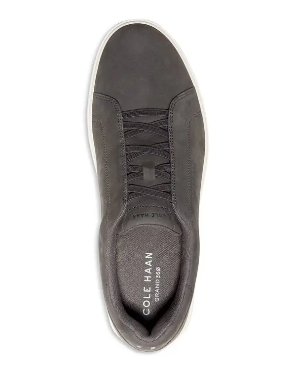 Cole Haan Grandpr Luxe Slip-on Sneakers - Raven Nubuck