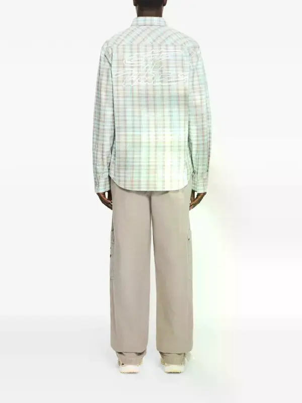 Off-White Script Cotton Cargo Pants - Neutrals