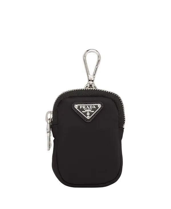 Prada Re-nylon Mini Pouch With Keychain