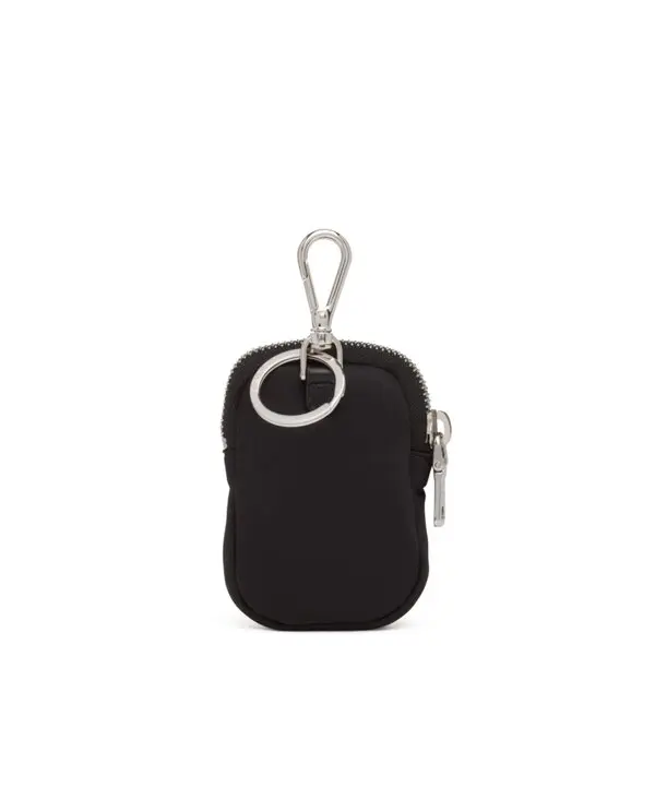 Prada Re-nylon Mini Pouch With Keychain