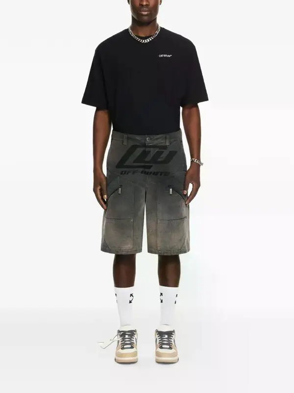 Off-White Logo Print Short