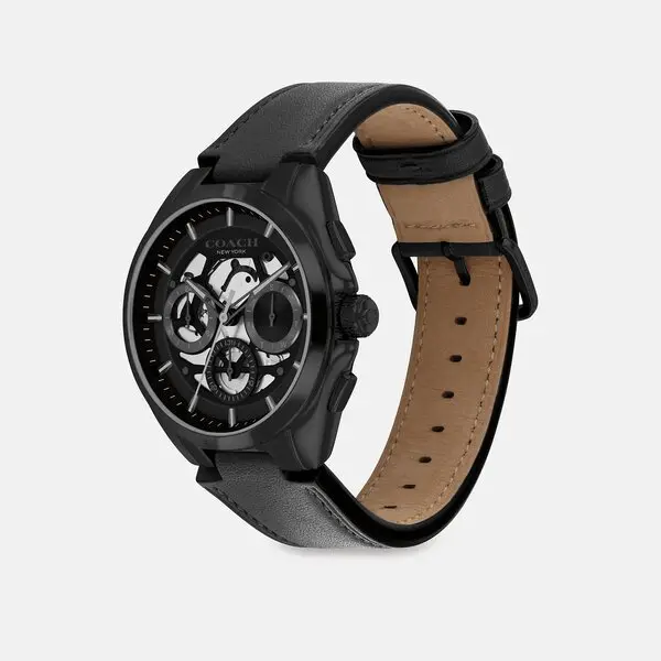 COACH Jackson Chronograph Watch - Black
