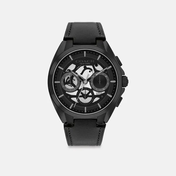 COACH Jackson Chronograph Watch - Black
