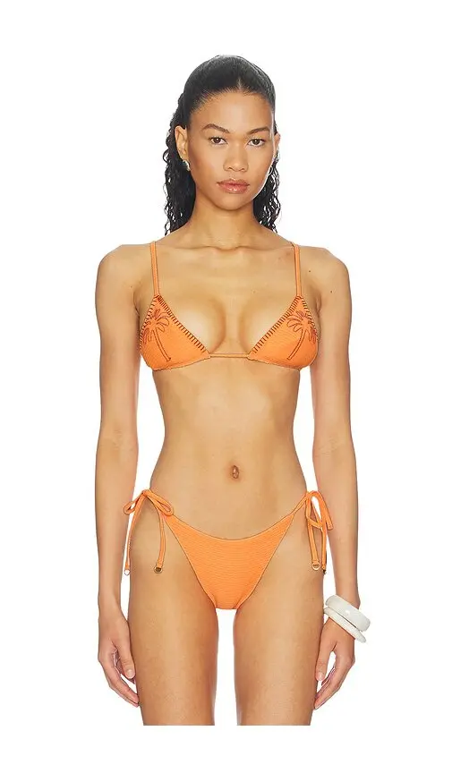 MAAJI Solar Reverie Zen Bikini Top - Burnt Orange