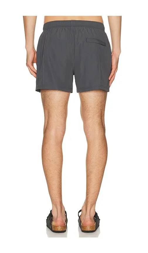 AUTO-REPLY Sebastian Swim Trunk With Vertical Pintucks - Vertical Granite