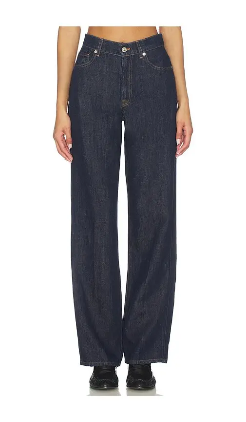 7 For All Mankind Stovepipe Straight Jeans - Blossom