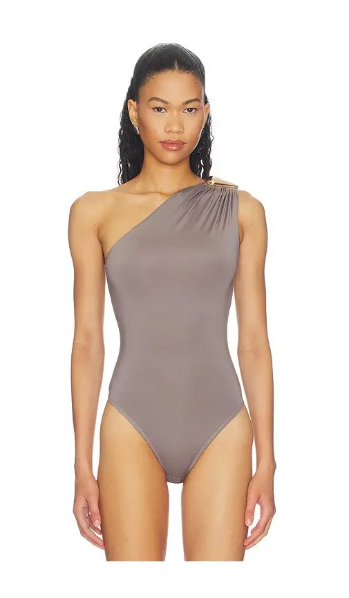 Superdown Emely One Shoulder Bodysuit