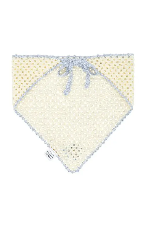 My Beachy Side Fleur Hand Crocheted Bandana Scarf