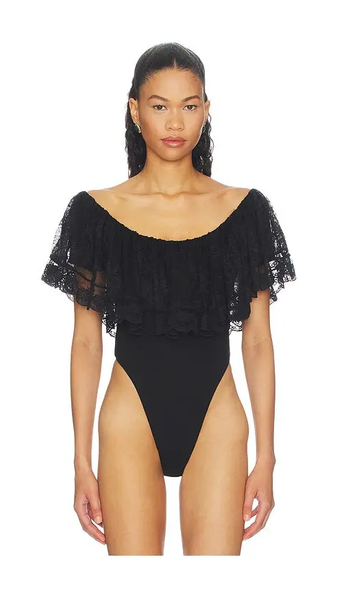 Ronny Kobo Rosette Bodysuit