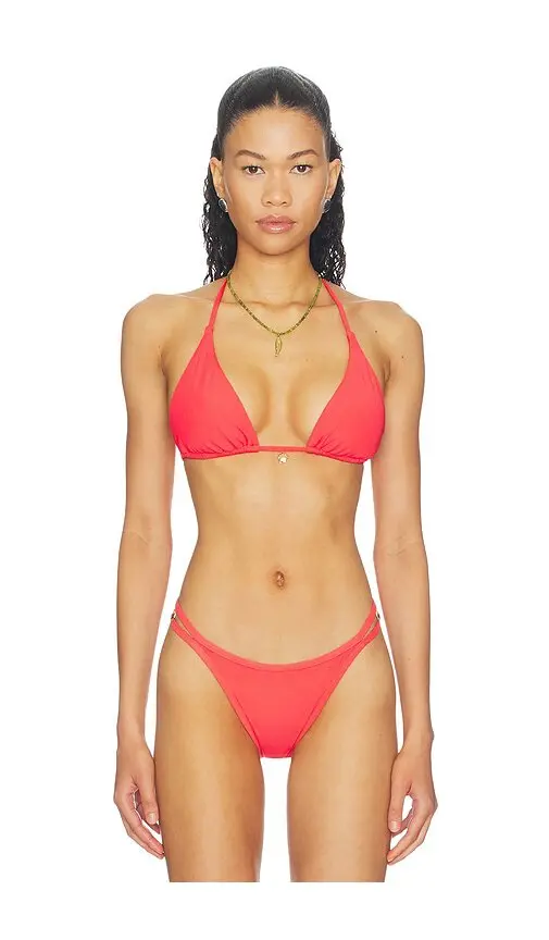 Minkpink Toscana Triangle Bikini Top - Grapefruit