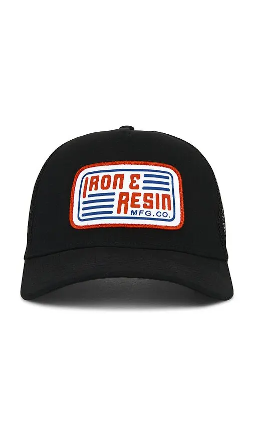 IRON & RESIN Trucker Hat - Black