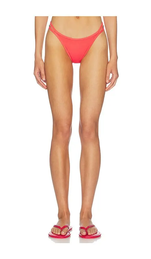 Minkpink Toscana Strappy Bikini Bottom - Grapefruit