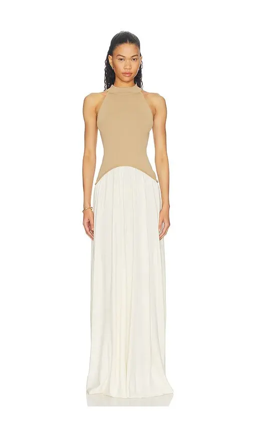 Solid & Striped The Isola Dress - Camel