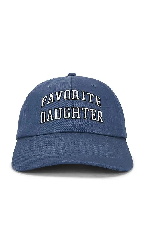 FAVORITE DAUGHTER Collegiate Logo Baseball Cap - River Blue