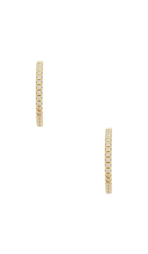 Shashi Daily Diamond Hoop Earrings