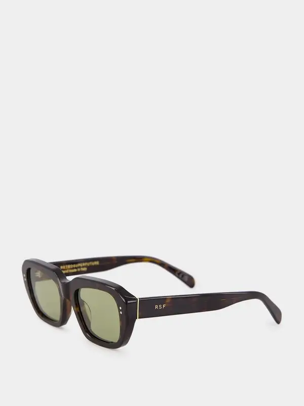 RETROSUPERFUTURE Havana Miles 3627 Sunglasses - Green