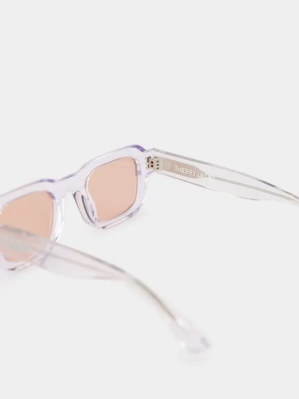 Thierry Lasry Flexxxy Rectangular Acetate Tinted Sunglasses