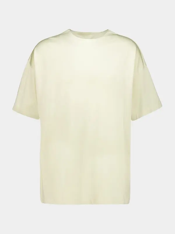 Fear Of God Dirty Ivory Cotton Rayon Washed T-shirt - Beige