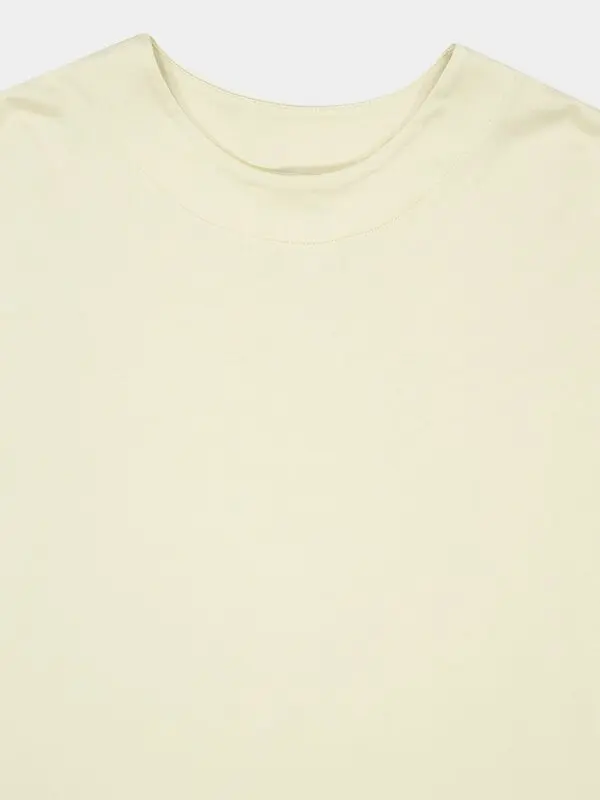 Fear Of God Dirty Ivory Cotton Rayon Washed T-shirt - Beige