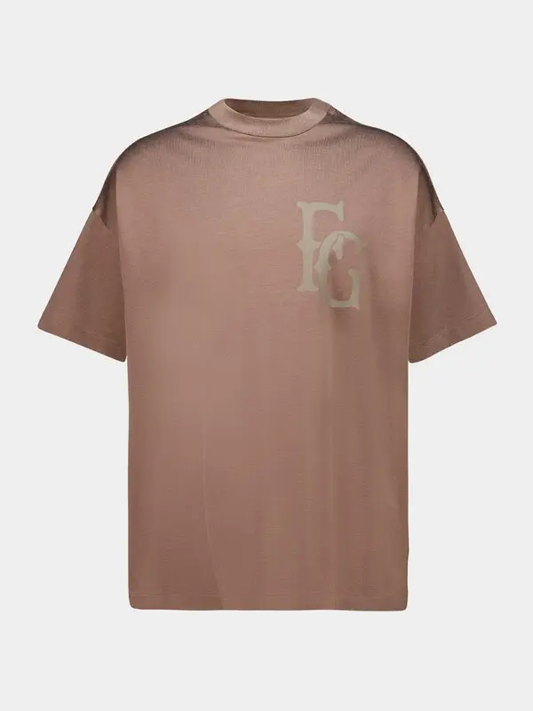 Fear Of God Dune Pearl 43 Cotton Rayon T-shirt - Brown