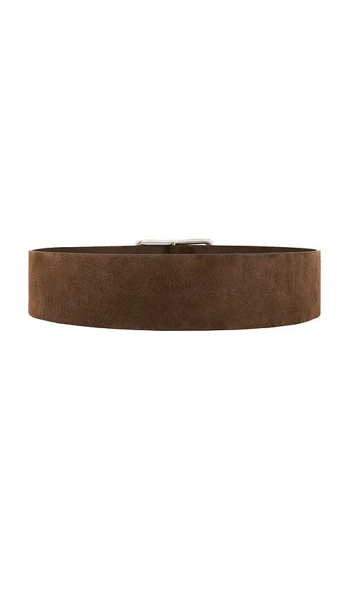 Free People Suede Hex Hip Belt - Coconut Shell