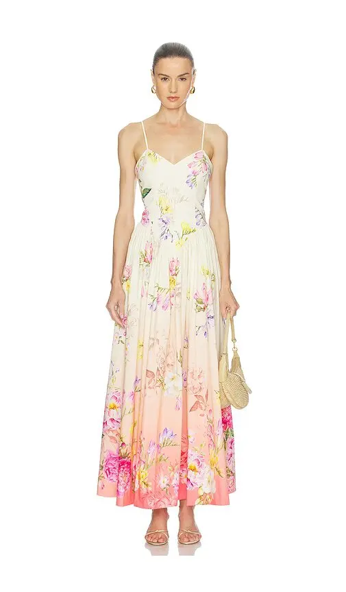 Hemant & Nandita Corseted Maxi Dress - Multi